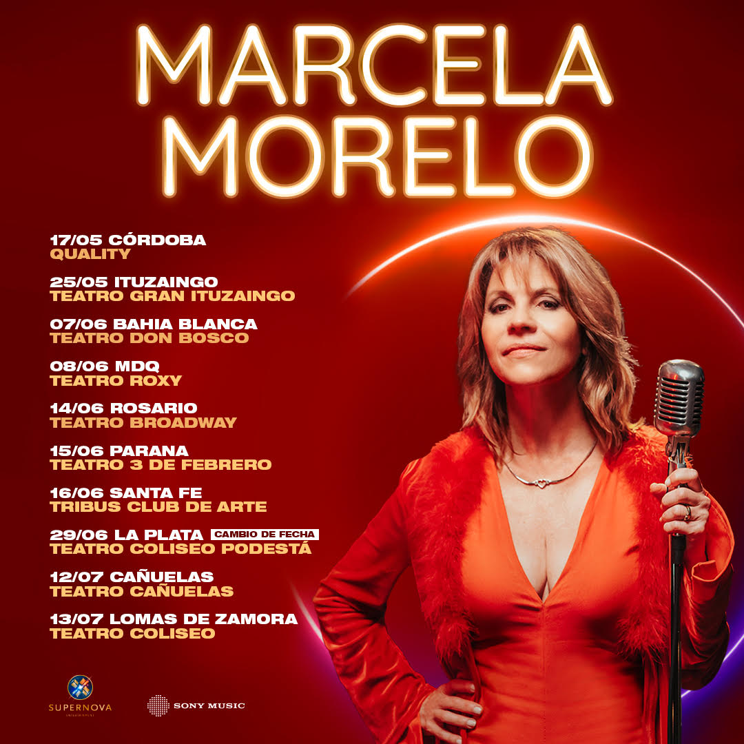 Marcela Morelo estará de gira por toda Argentina para disfrutar su ...