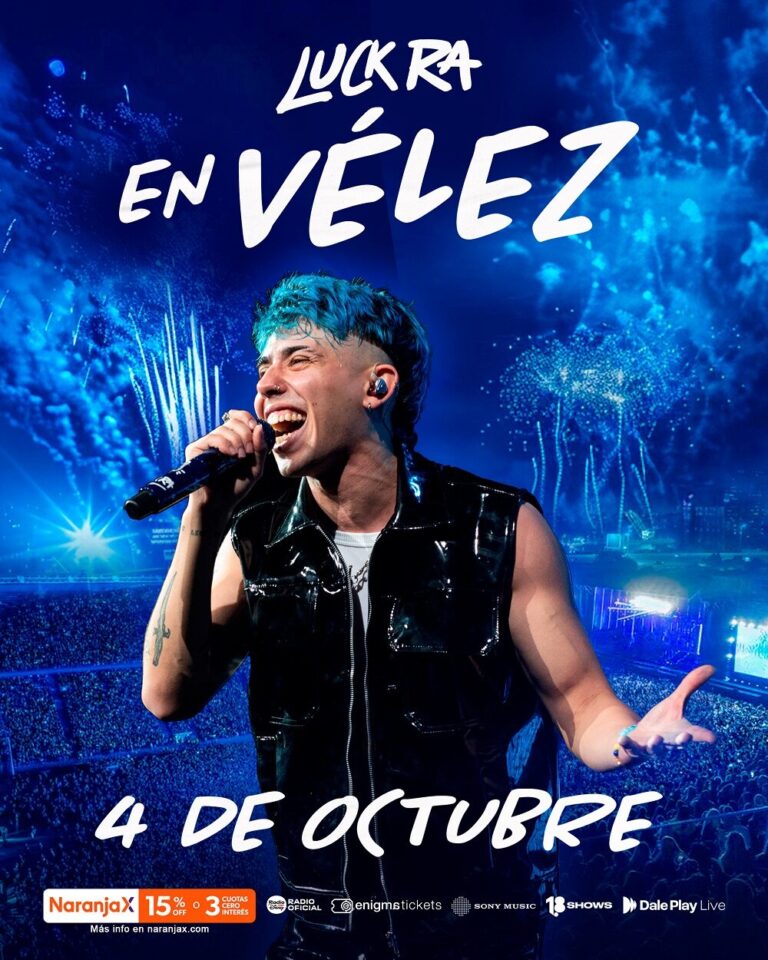 Luck Ra presentará su nuevo disco "Que Sed" en Velez - LatamNoticias